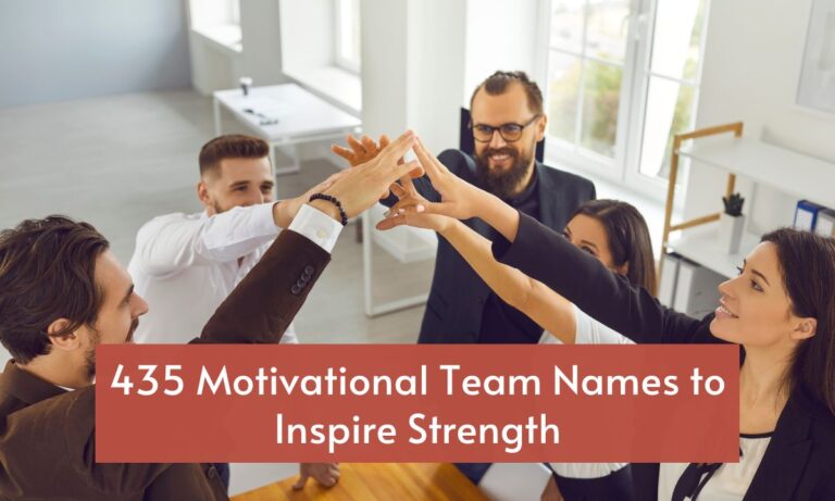 435 Motivational Team Names to Inspire Strength, Unity & Success - Team ...